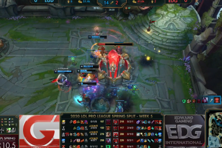 LPL春季赛：EDG拿下LGD Rookie五杀超神iG轻取OMG_奥恩