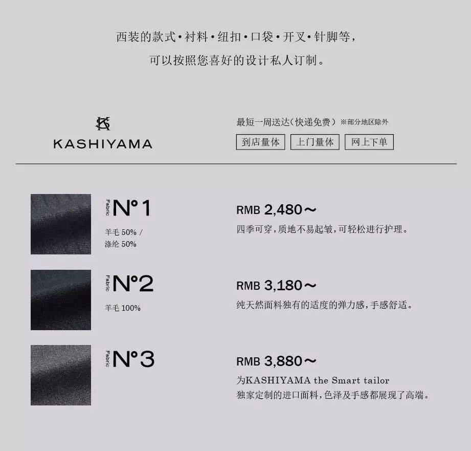 KASHIYAMA | 男士西服私人定制-搜狐大视野-搜狐新闻
