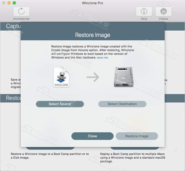 Winclone Pro for Mac汉化版(分区备份还原工具)_Camp