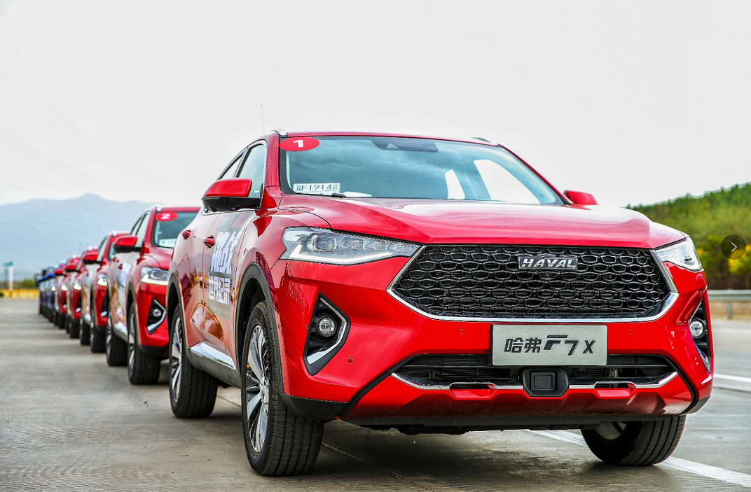 北京大七环最壮观的风景——哈弗F7x 17公里L2级自动驾驶车队_搜狐汽车_搜狐网