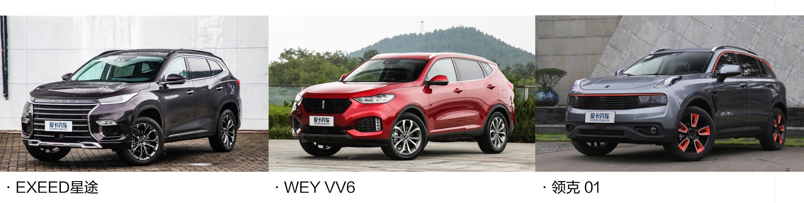 星途TXL、VV6和领克01怎么选？_搜狐汽车_搜狐网