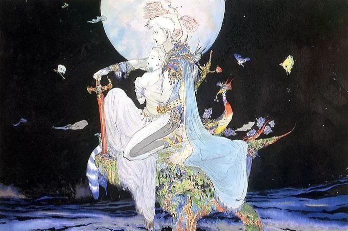 天野喜孝,这个一手描绘了“最终幻想”世界的男人,来魔都开展了 日本