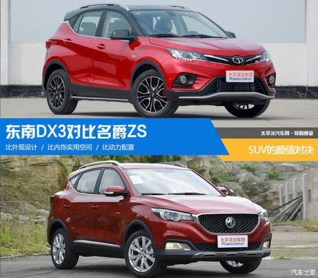 SUV的颜值对决!东南DX3和名爵ZS相比你怎么选?_搜狐汽车_搜狐网