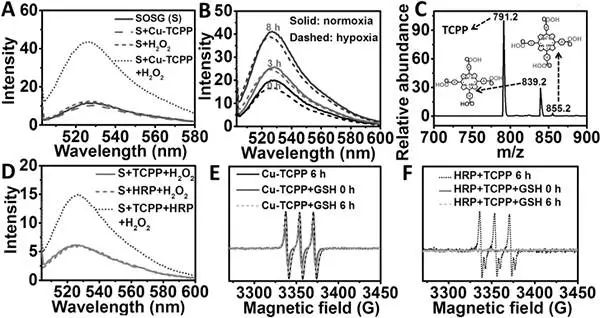 姜秀娥Angew. Chem. Int. Ed.: 通过Cu-TCPP 纳米片在缺氧肿瘤中产生单线态氧并消耗GSH实现癌症治疗_反应
