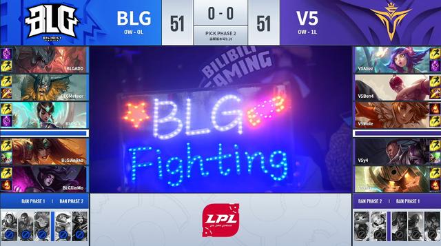 LOL-LPL：相同的感觉相同的味道！BLG连下两城轻松击败V5_妮蔻