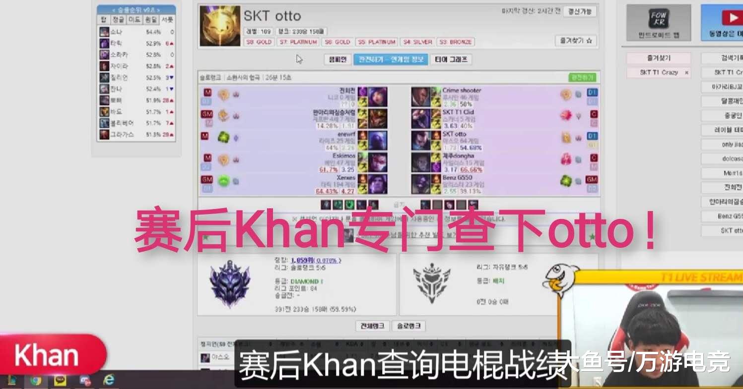 真SKT队员Khan被假SKT otto带飞后直问：他青训的？事后Khan认证电棍为第一亚索！_Otto