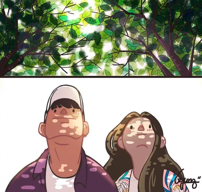 【插画师作品】第168期：韩国插画师 이규영 gyung_studio 的超甜情侣日常_四川