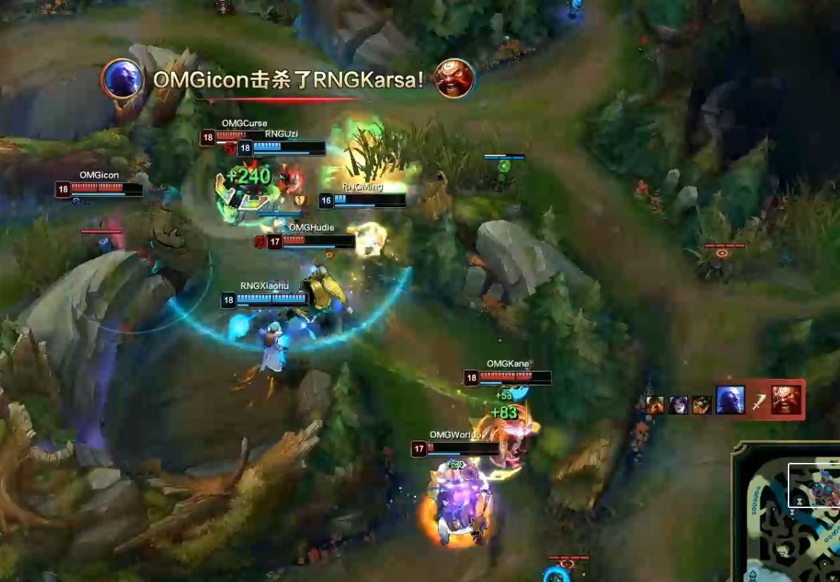 RNG翻盘OMG！Uzi最凶薇恩1-2战绩，却打得6-0卡莎不敢反抗！_战队