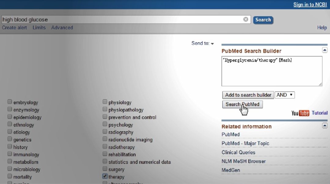 【文献检索技巧】如何应用PubMed进行MeSH主题词检索_Search