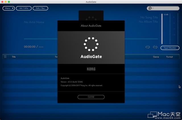 AudioGate 4 for Mac(高品质音乐播放软件)永久激活版_唱机