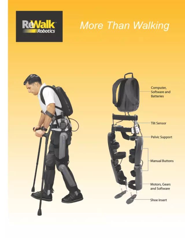 工业设计 | 用于康复治疗的外骨骼机器人设计_ReWalk