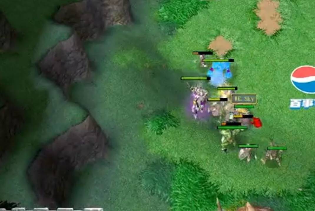 WAR3典藏放映厅：天王vs鬼王 十级熊猫大战人族三巨头_Sky