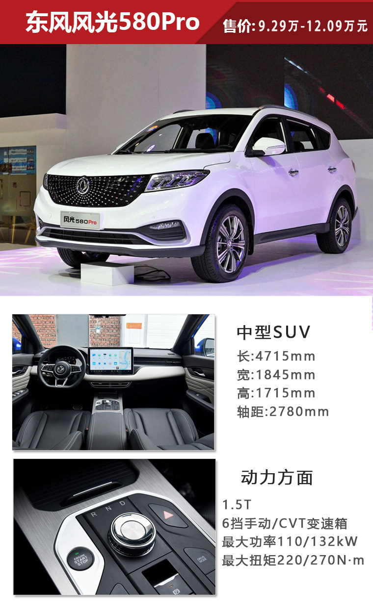 5/6/7座可选，9.29万起，风光580Pro上市，将成又一国产爆款？_搜狐汽车_搜狐网