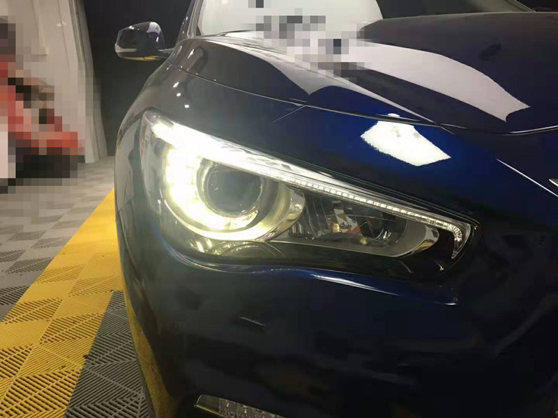 英菲尼迪Q50L大灯升级全LED大灯 让人眼前一亮！_搜狐汽车_搜狐网