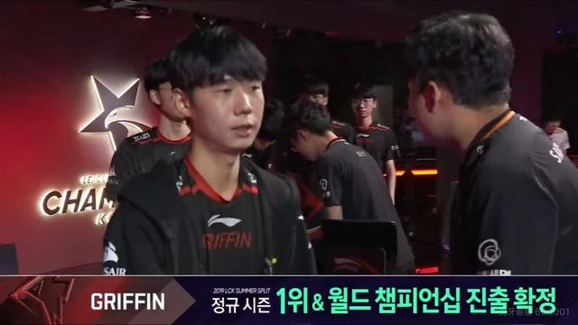 GRF锁定LCK常规赛第一 成为全球第二支进入S9的队伍_积分