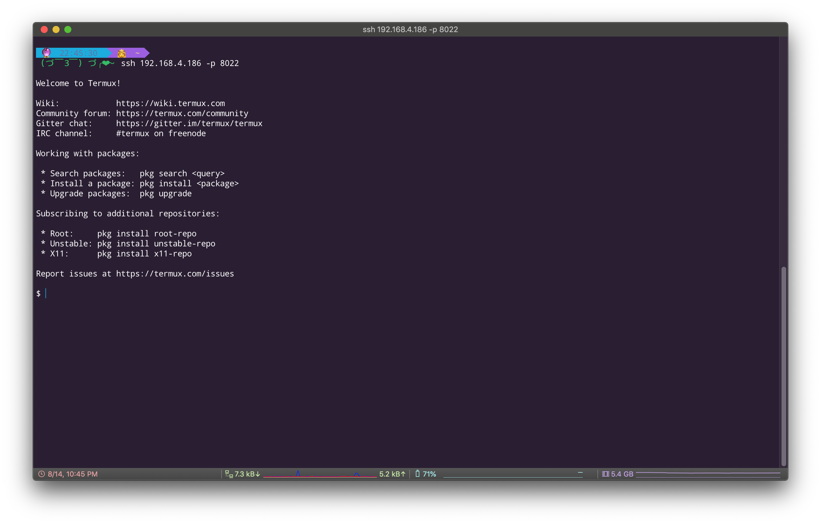 能远程传文件又能 Aria2 下载，Android 上的命令行工具箱：Termux_手机