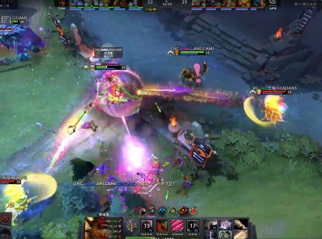 TI9淘汰赛胜者组战报：VG惊险让一追二力克TNC_沙王