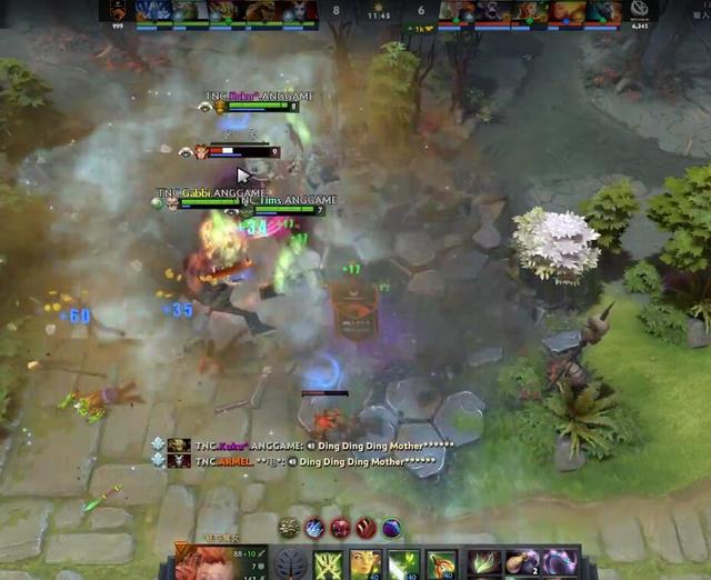 TI9淘汰赛胜者组战报：VG惊险让一追二力克TNC_沙王