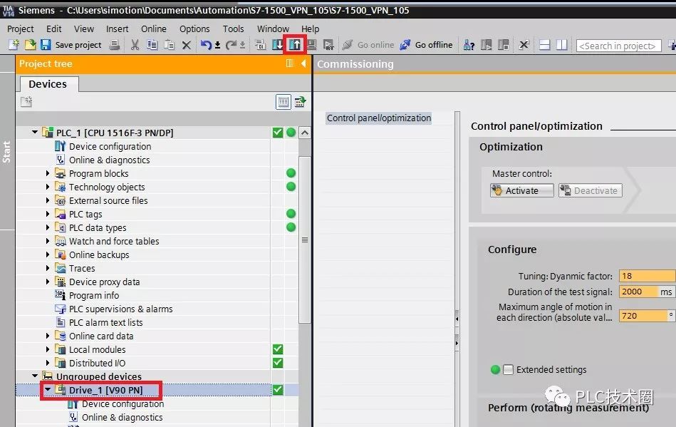 S7-1500连接 V90 PN 实现运动控制_博途