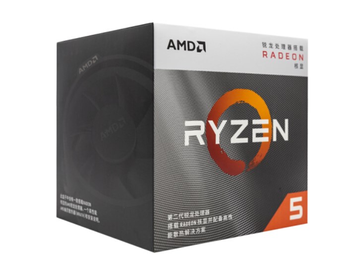 AMD R5 3400G上架：12nm工艺/最高4.2GHz，1199元_锐龙
