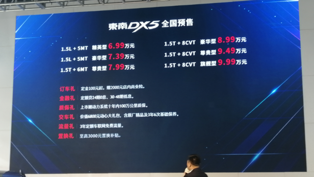 360度全景影像，10英寸液晶屏，东南DX5预售，6.99万起_搜狐汽车_搜狐网