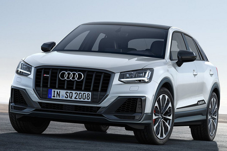 奥迪SQ2路试谍照曝光！ 搭2.0T引擎配轻混系统_搜狐汽车_搜狐网