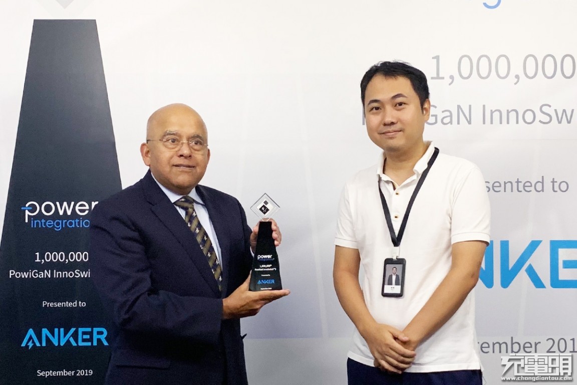 PI交付第100万颗InnoSwitch3氮化镓快充芯片_PowiGaN
