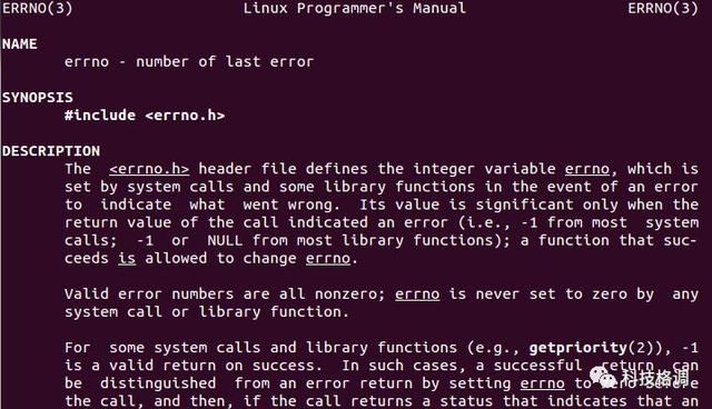 Linux错误代码：errno.h与返回值 -EINVAL_定义