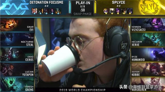 英雄联盟S9世界赛入围赛首日：艾克霞洛频繁登场，DFM惨败_阿卡丽