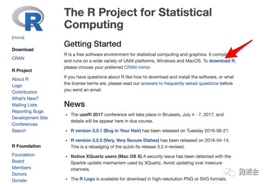 R语言数据实战 | 安装R语言_RGui