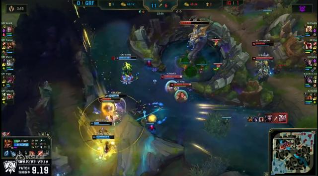 TheShy天使R闪一锤三现名场面！IG3:1GRF晋级半决赛_输出