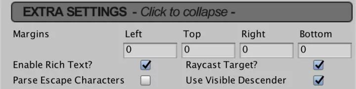 Unity手游实战：从0开始SLG——TextMeshPro（一）Text Objects_组件