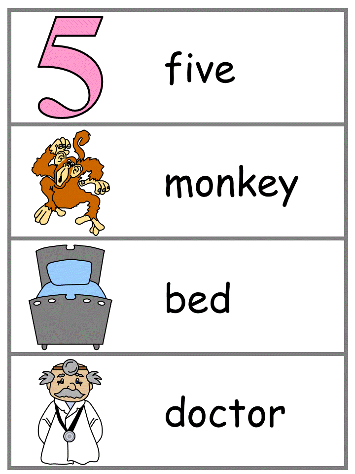 玩转绘本《Five Little Monkeys Jumping on the Bed》_猴子