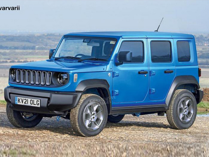 Jeep全新小型SUV渲染图 搭1.3T引擎造型够硬派_搜狐汽车_搜狐网