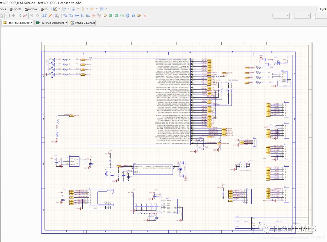 PADS 与 ALTIUM 的原理图和印刷板文件之间的相互转换_下图