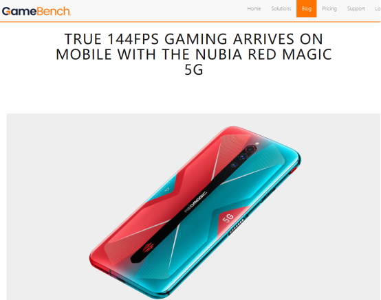 红魔新旗舰火力全开，红魔5G获GameBench三项Ultra评级_fps