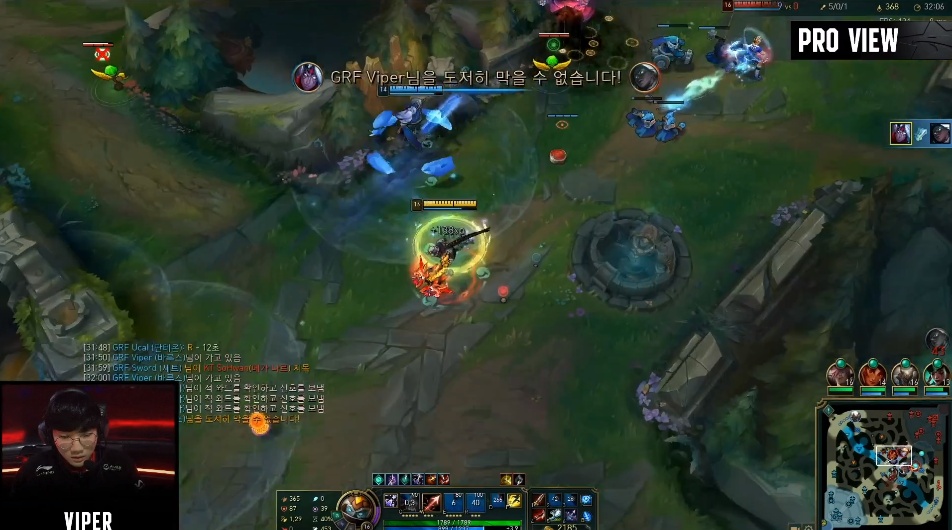 LOL：kuro沙皇漂移白给，viper穿甲流维鲁斯一打五！_赛娜