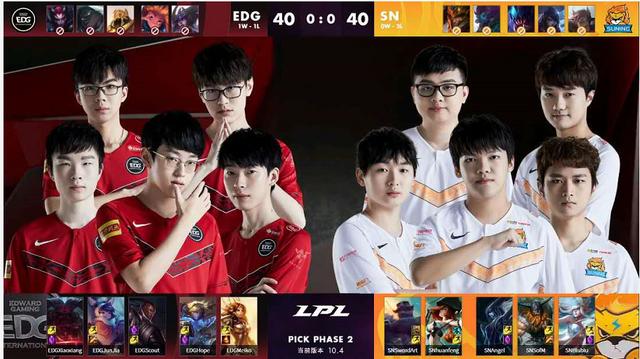 英雄联盟：Scout奇亚娜尽力局，SN滚雪球拿下EDG，获春季赛第一分_双方