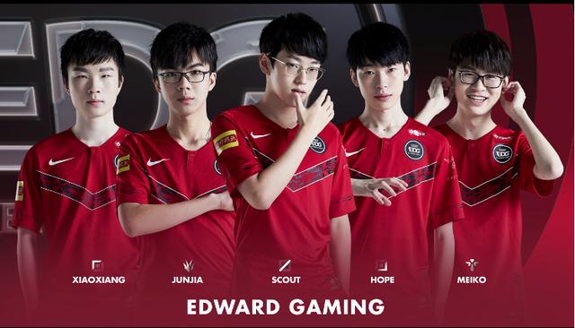 英雄联盟：Scout奇亚娜尽力局，SN滚雪球拿下EDG，获春季赛第一分_双方