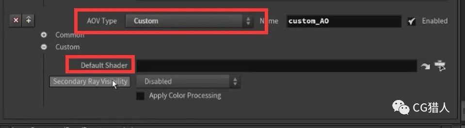 houdini18 redshift 灯光AOVs和自定义AOVs_输出