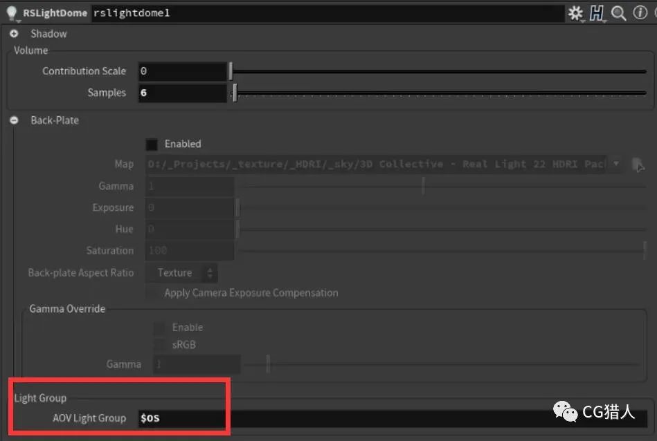 houdini18 redshift 灯光AOVs和自定义AOVs_输出