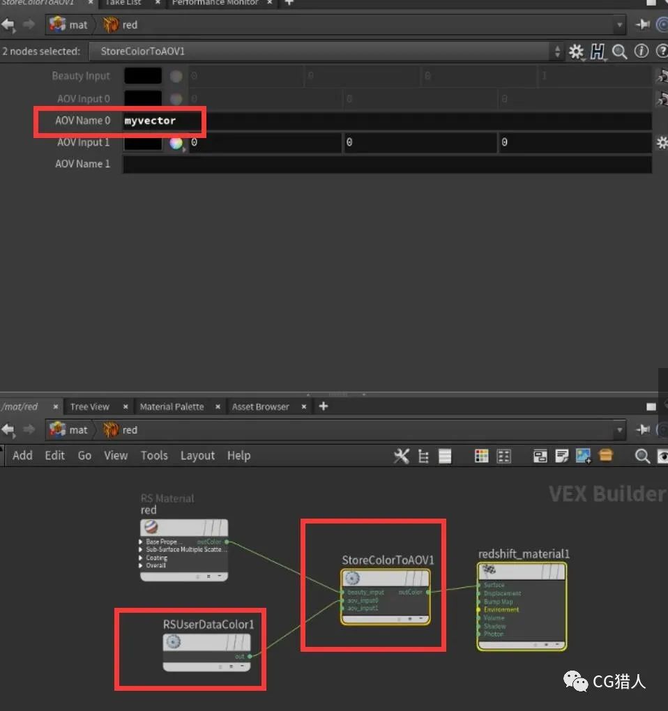 houdini18 redshift 灯光AOVs和自定义AOVs_输出