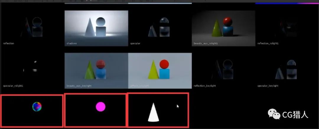 houdini18 redshift 灯光AOVs和自定义AOVs_输出
