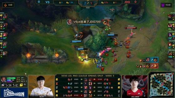 Kanavi再展神僧风采，窒息般的节奏帮助JDG2：0战胜V5_路进行