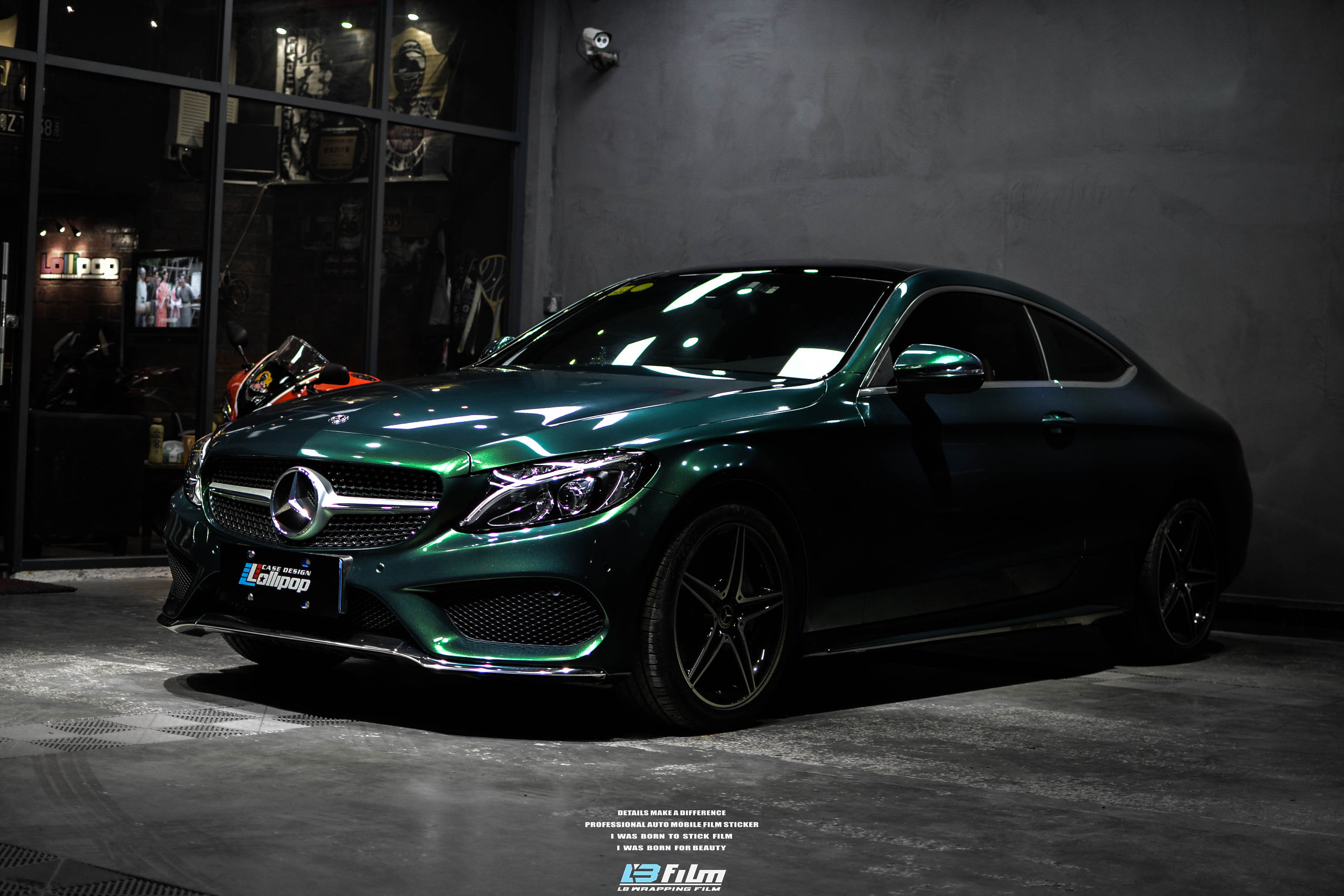 暗绿系-独家#钻魅午夜橄榄绿奔驰C260_搜狐汽车_搜狐网