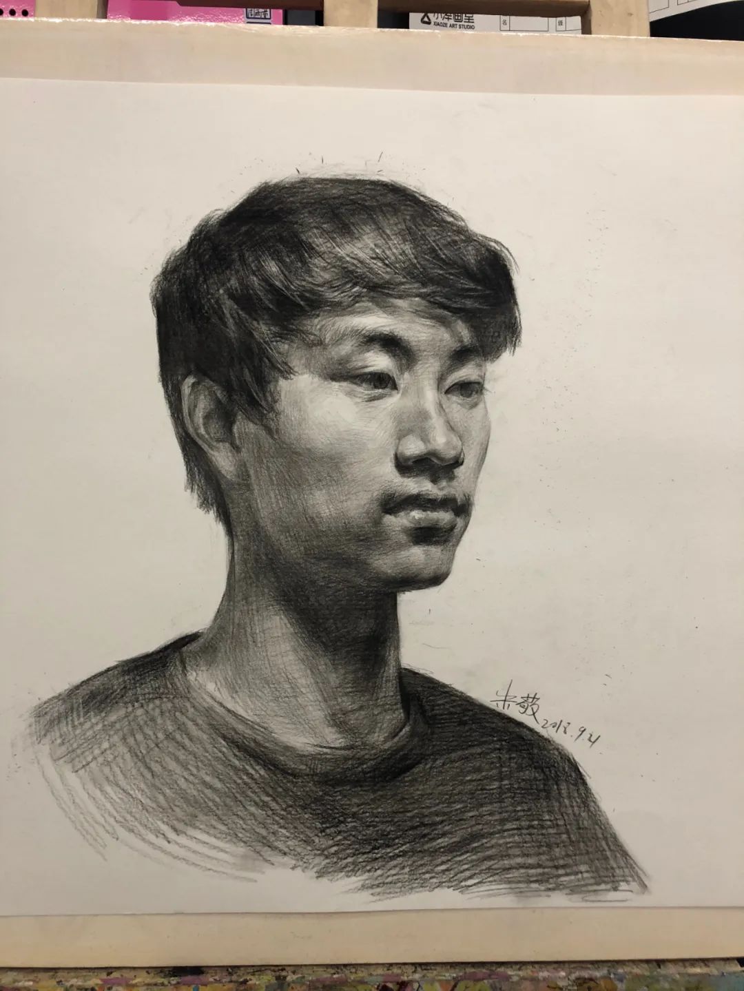 素描头像 全新解读 朱敬_搜狐汽车_搜狐网