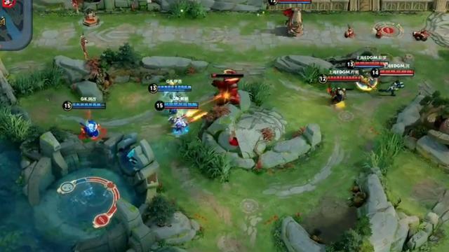 王者荣耀 GK抢先拿下一局 百兽关羽让EDGM马可没红buff拿_kpl