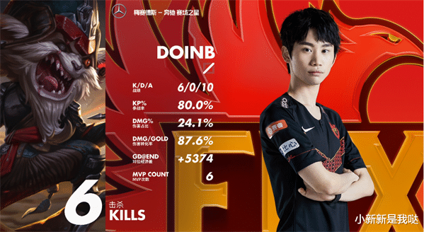 Doinb招牌克烈豪取MVP FPX19分钟推掉SN基地！_岩雀