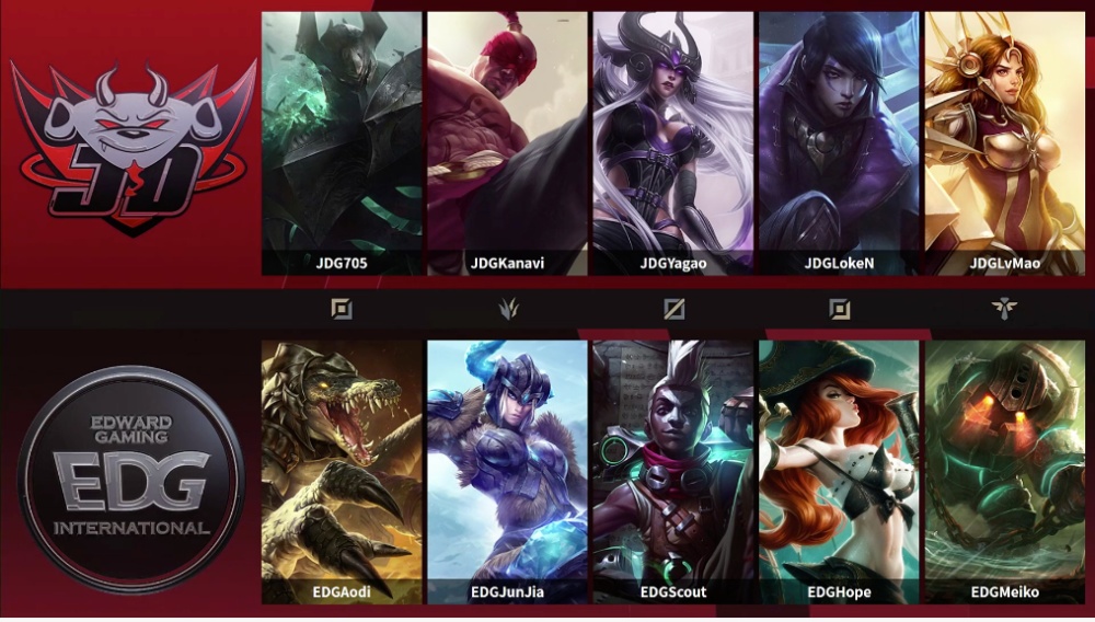 LPL春季赛：JDG上单惨遭军训 EDG2：1赢得比赛胜利_铁男