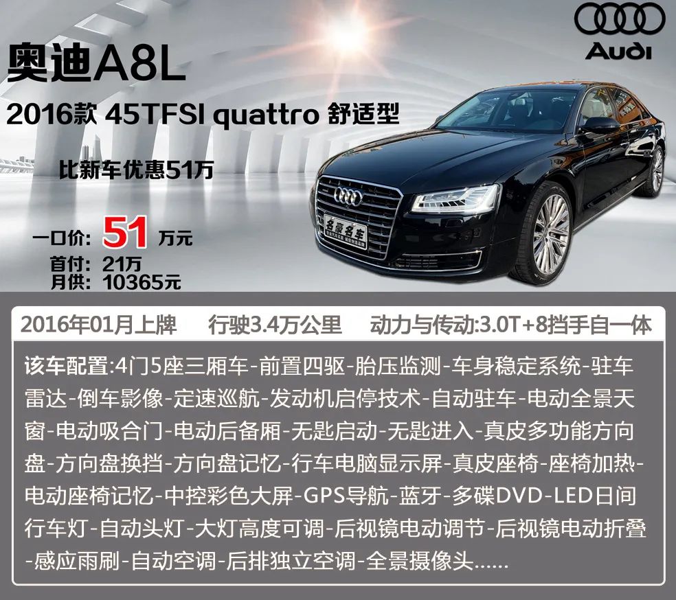 【推荐车型】奥迪A8L：野心从未停止，总有一些目光,比这个时代看得更远！_搜狐汽车_搜狐网
